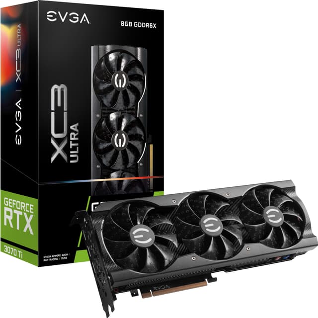 EVGA GeForce RTX 3070 Ti XC3 ULTRA (LHR) grafikkort - Elkjøp | Elkjøp