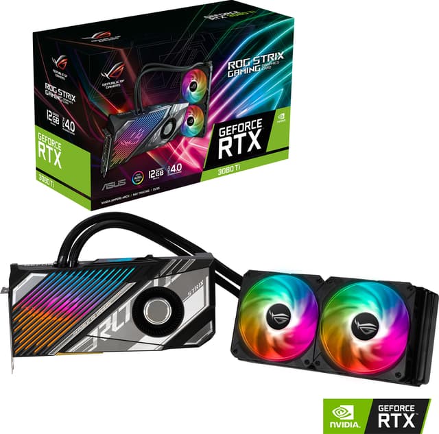 Asus ROG STRIX LC RTX 3080 Ti 12G grafikkort - Elkjøp | Elkjøp