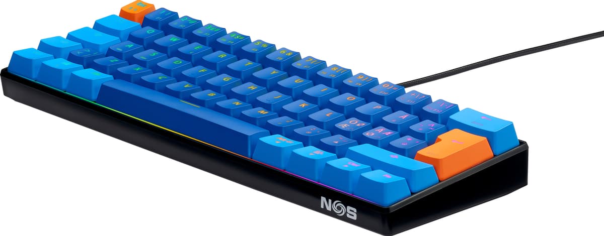 NOS C-450 Mini PRO RGB gamingtastatur (jazz) - Elkjøp | Elkjøp