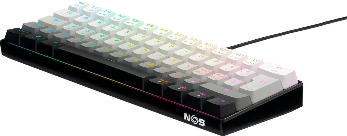 NOS C-450 Mini PRO RGB gaming-tastatur (shader) | Elgiganten
