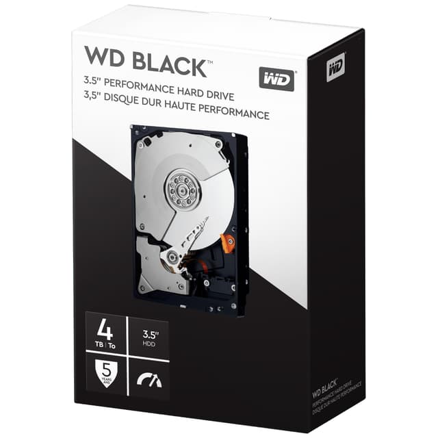 WD Black Performance 3,5" intern harddisk (4 TB) - Elkjøp