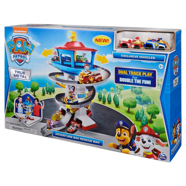 Paw Patrol True Metal Adventure Bay Speedway | Elgiganten