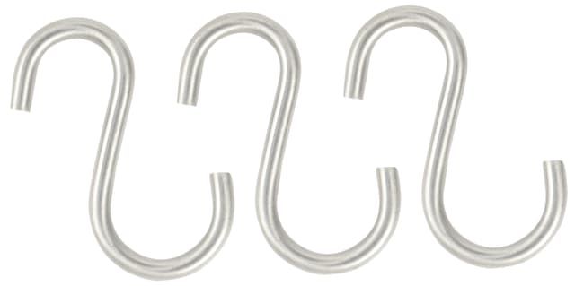 S-krog 3 stk. - rustfri stål | Elgiganten | Elgiganten