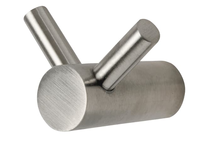 Knagg med 2 kroker "Y" rustfritt - Elgiganten - Elgiganten