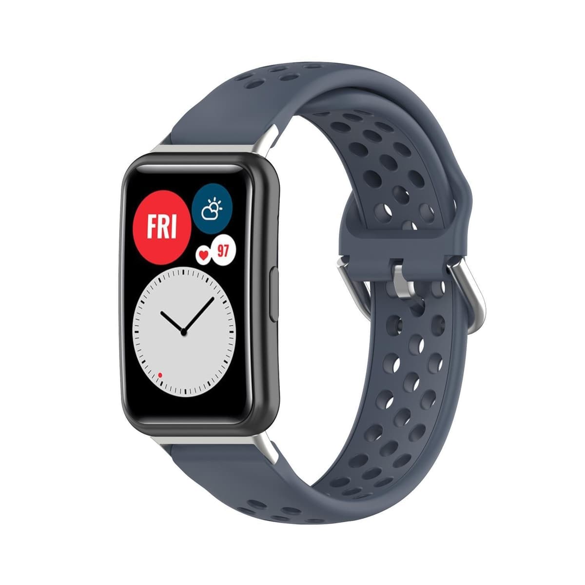 Huawei Watch Fit armbånd silikon grå - Elkjøp | Elkjøp