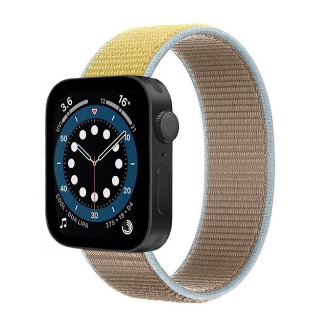 Apple Watch 7 (44mm) Nylon Armbånd - Camel | Elgiganten | Elgiganten