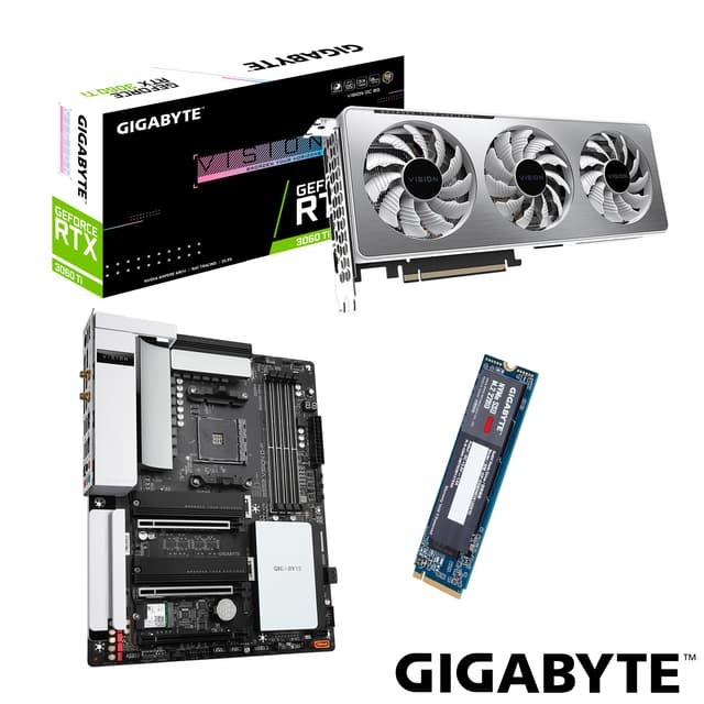 Gigabyte GF RTX 3060 Ti V OC + B550 VISION D-P - Elgiganten - Elgiganten