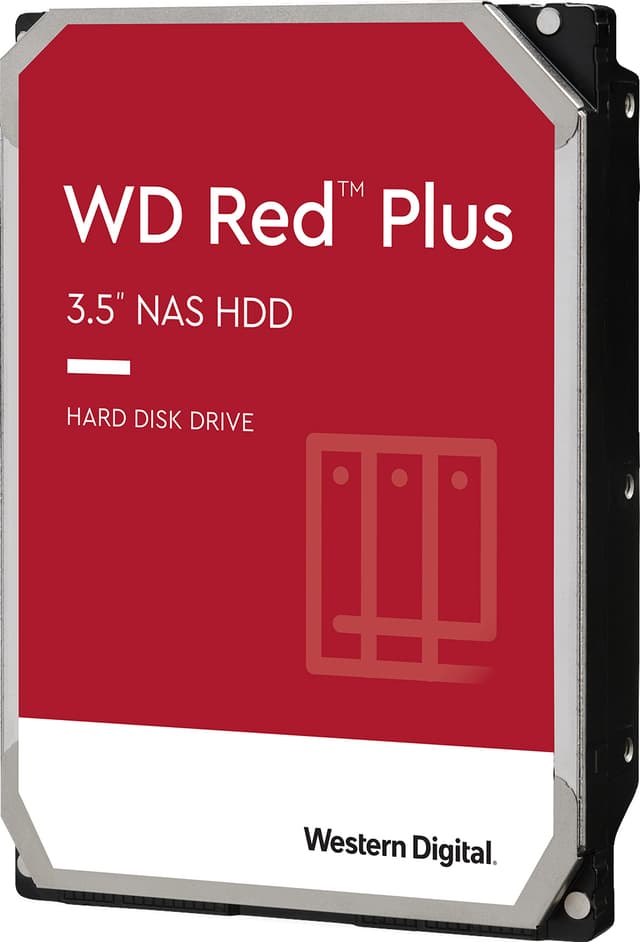 Western Digital Red Plus SATA III HDD för NAS (10TB) - Elgiganten