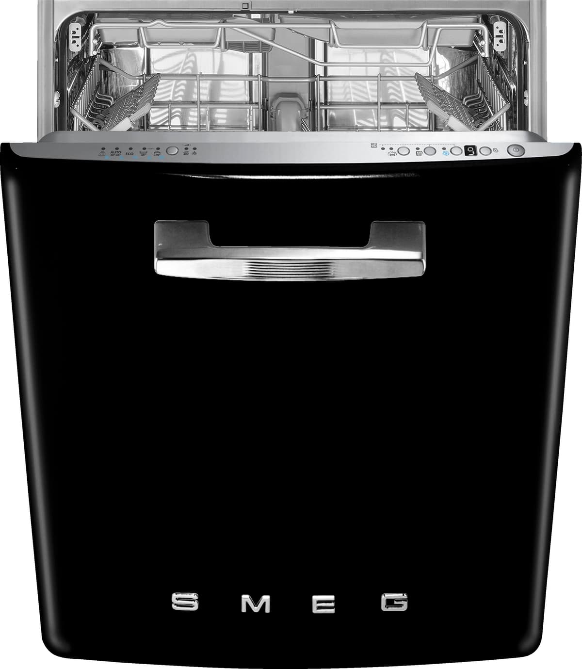 Smeg 50's Style Oppvaskmaskin STFABBL3 (svart) - Elkjøp