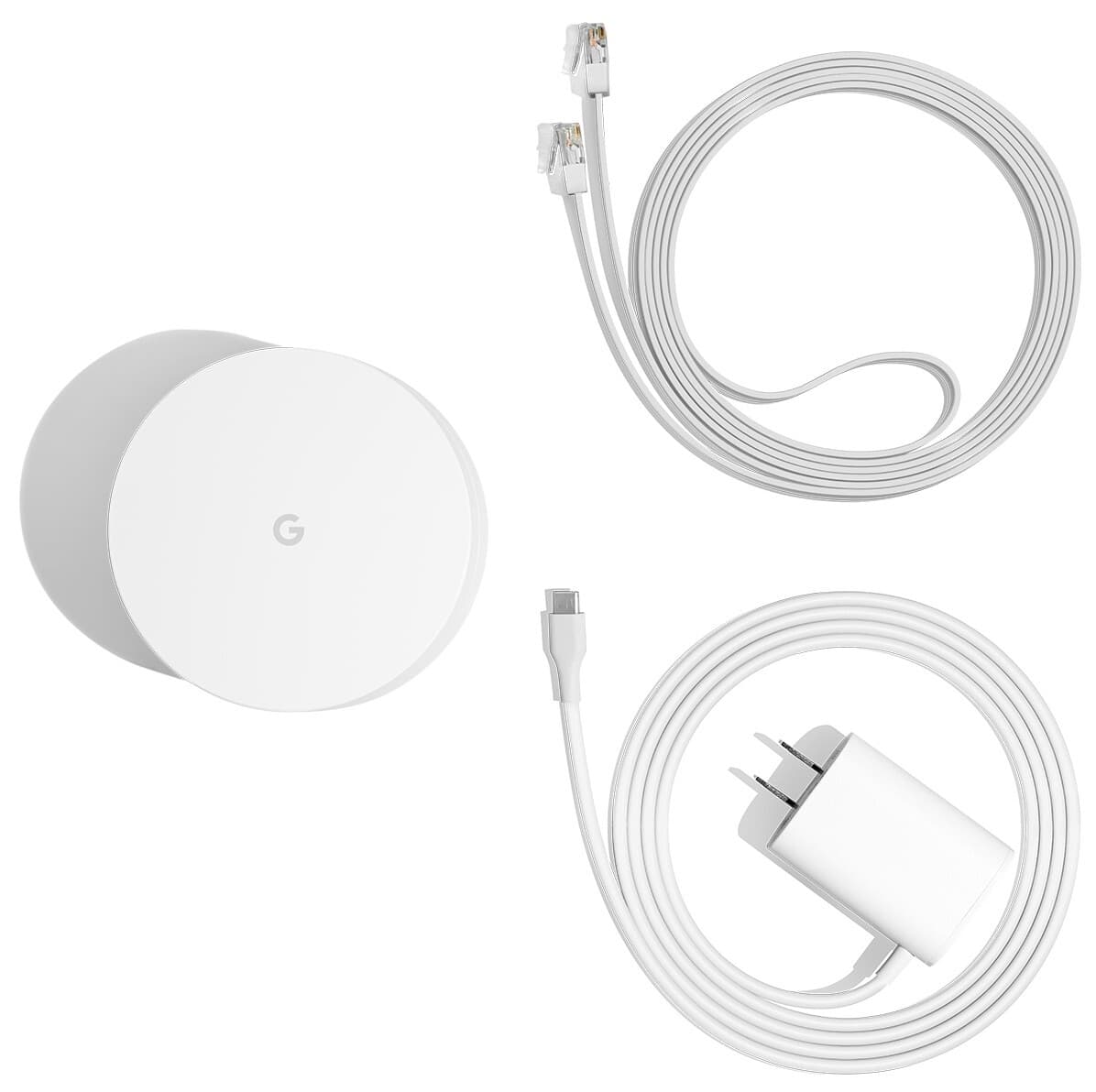 Google WiFi mesh 3-pack (vit) - Elgiganten - Elgiganten