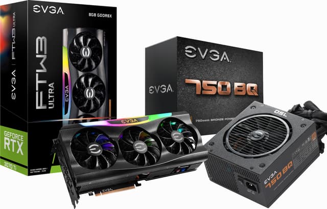 EVGA GeForce RTX 3070 Ti FTW3 ULTRA GAMING + EVGA 750W BQ BU - Gigantti ...