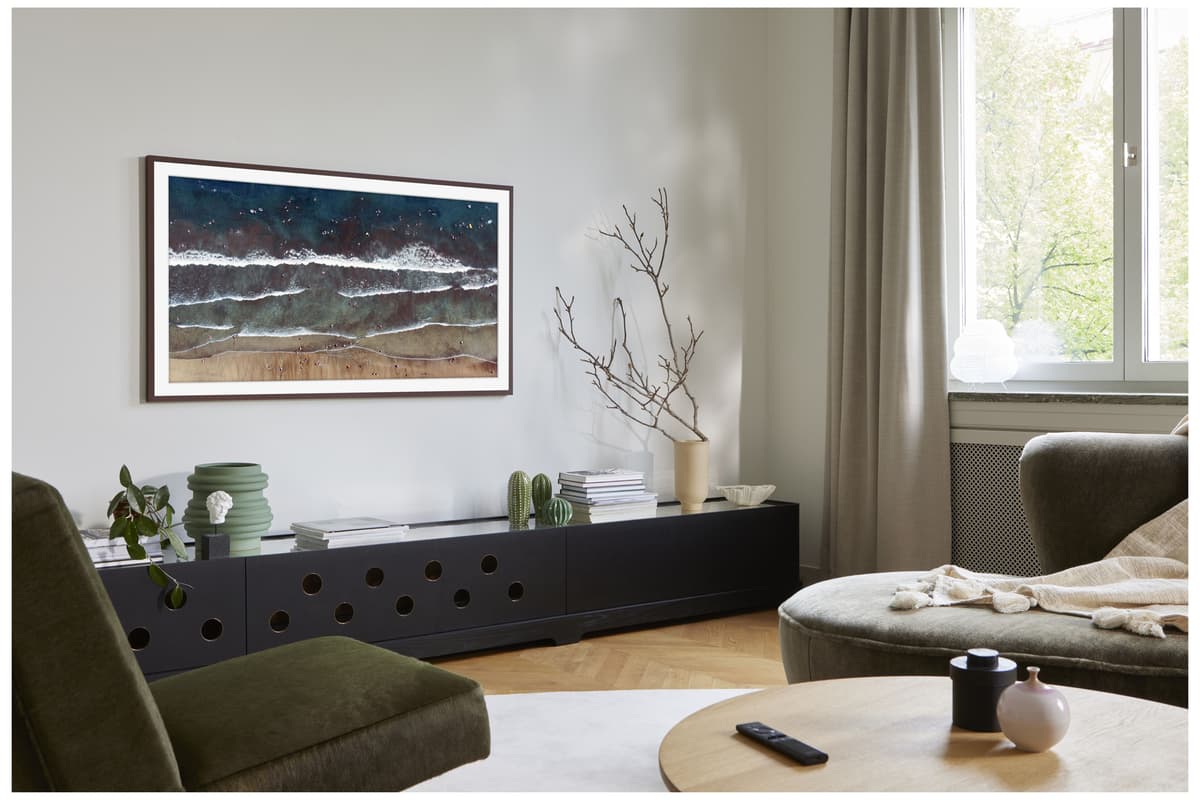 Samsung 75" The Frame LS03A 4K QLED TV (2021) - Elkjøp
