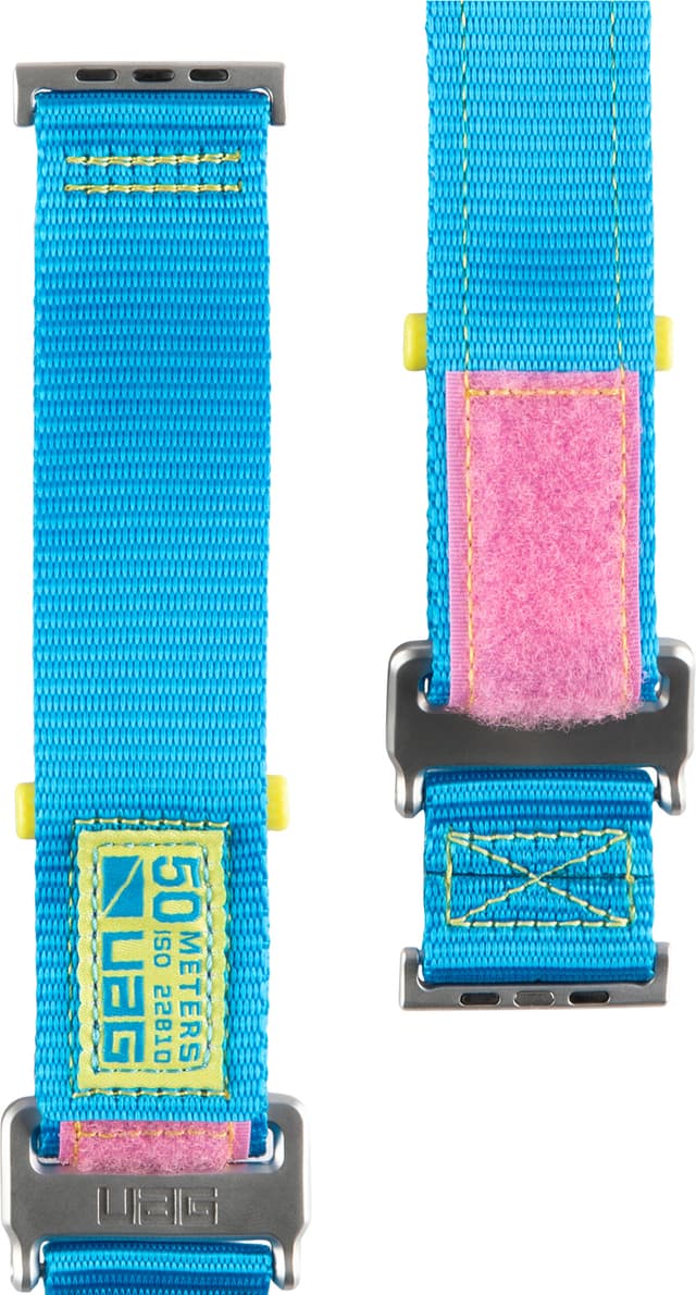 Urban Armor Gear 42-45 mm Apple Watch Active armband (blå/rosa ...