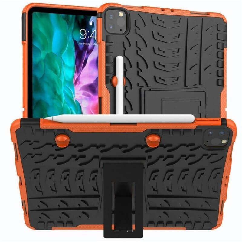 Stöttåligt skal med ställ Apple iPad Pro 12.9 (2021) - Orange - Elgiganten