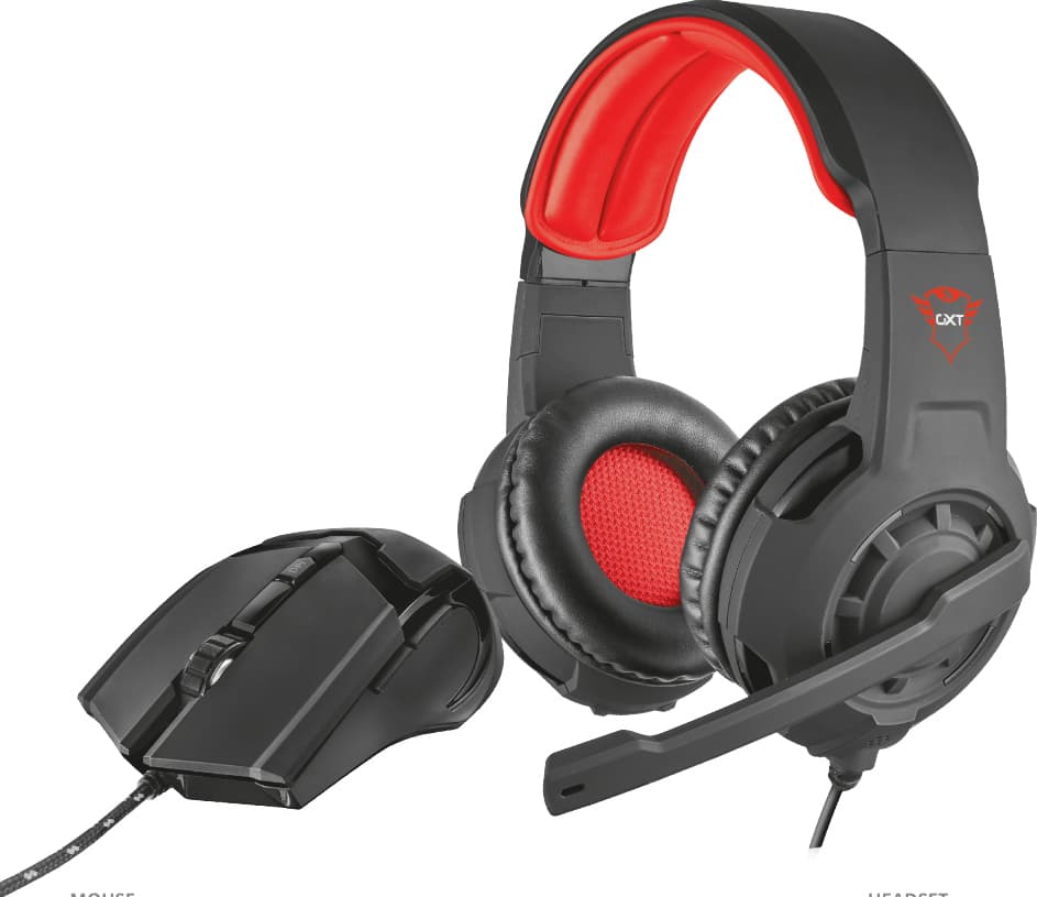 Trust GXT 784 pakke med headset og mus - Elkjøp | Elkjøp