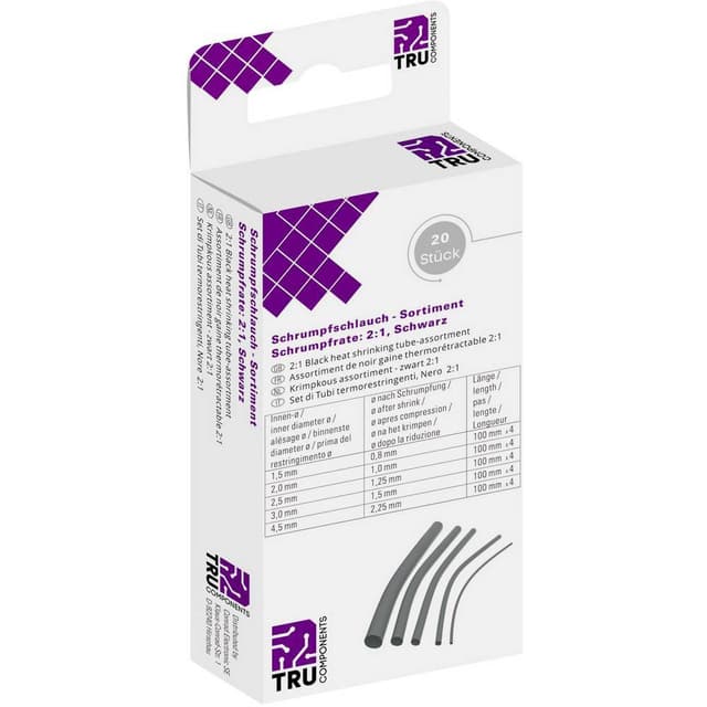 TRU COMPONENTS T1904CA042 Krympslang sortiment 20 delar - Elgiganten