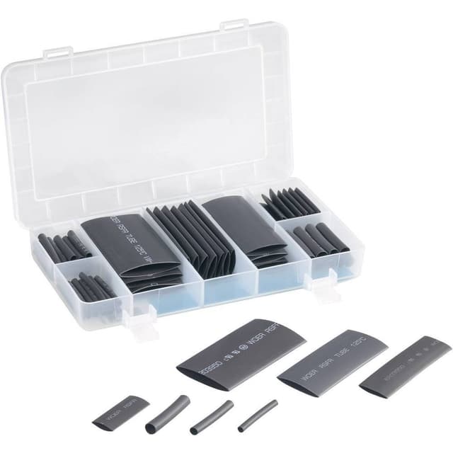 TRU COMPONENTS 1564899 Krympeslangesortiment Sort | Elgiganten