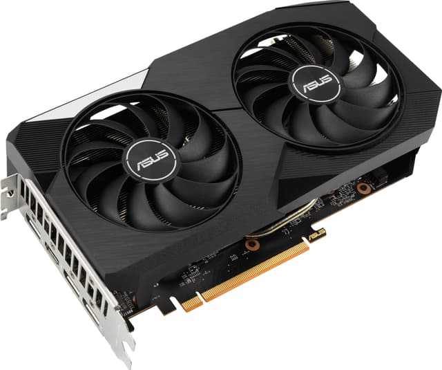 ASUS Dual Radeon RX 6600 XT OC Edition 8GB GDDR6 grafikkort - Elkjøp