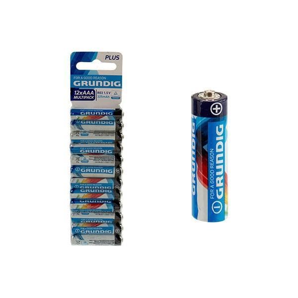 Batterier Grundig AAA RO3 (12 pcs) - Elgiganten