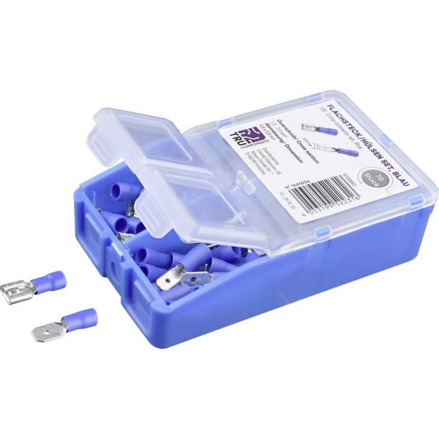 TRU COMPONENTS TC-6646624 Crimpklämma sortiment 1.50 mm² 2.50 mm² Blå ...