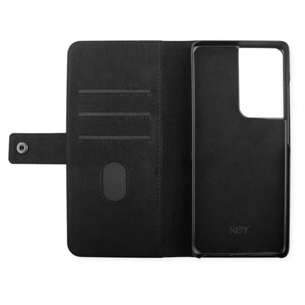 Key Samsung Galaxy S21 Ultra Etui Slim Wallet Nordfjord Svart - Elkjøp