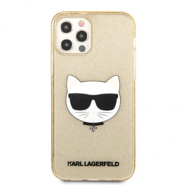Karl Lagerfeld iPhone 12 Pro Max Deksel Choupette Glitter Gull - Elkjøp ...