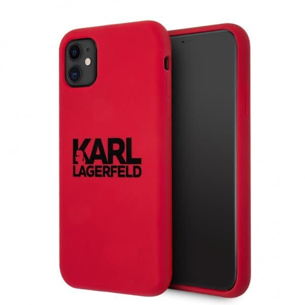 Karl Lagerfeld iPhone 11 Skal Stack Logo Svart Röd - Elgiganten ...