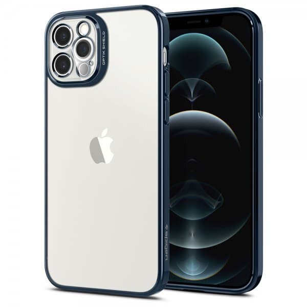 Spigen iPhone 12 Pro Deksel Optik Crystal Chrome Pacific - Elkjøp | Elkjøp