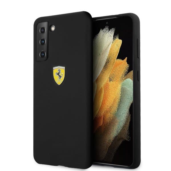 Ferrari Samsung Galaxy S21 Plus Deksel SF Svart - Elkjøp