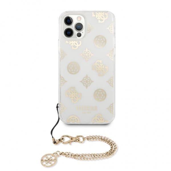 Guess iPhone 12 Pro Max Deksel Chain Peony Gull - Elkjøp | Elkjøp