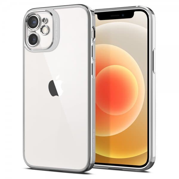 Spigen iPhone 12 Mini Deksel Optik Crystal Chrome Silver - Elkjøp