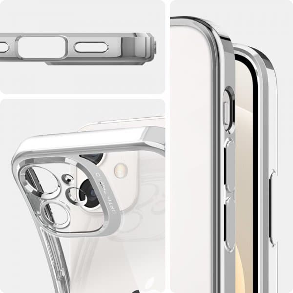 Spigen iPhone 12 Mini Deksel Optik Crystal Chrome Silver - Elkjøp