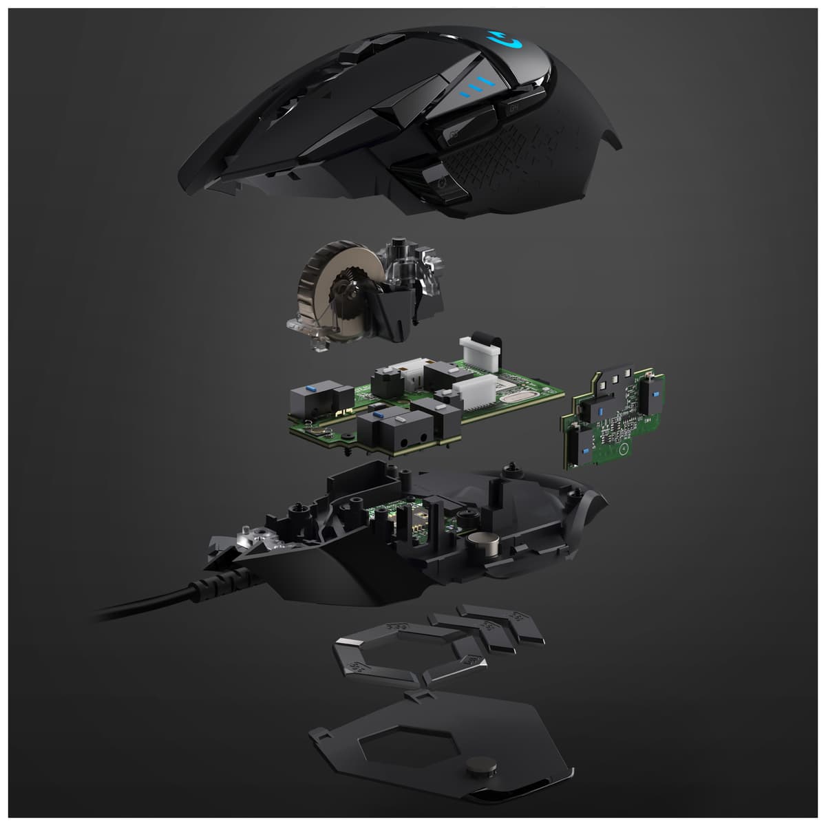 Logitech G502 Hero USB gamingmus (sort) - Elkjøp | Elkjøp