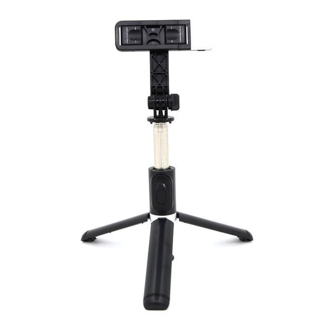 Stativ / stativ for mobiltelefon med Bluetooth og belysning, svart ...