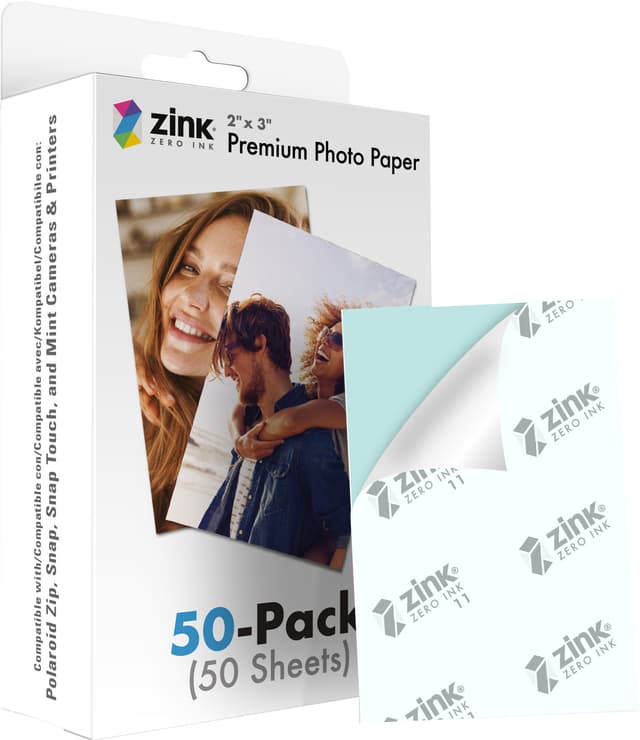 Polaroid ZINK Zero-Ink valokuvauspaperi 2” x 3” (50 kpl) - Gigantti ...