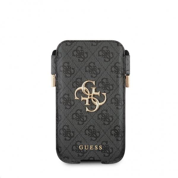 Guess Pouch Script Logo Small/Medium Grå - Elkjøp | Elkjøp