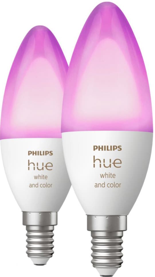 Philips Hue WCA 4W B39 E14 2st - Elgiganten