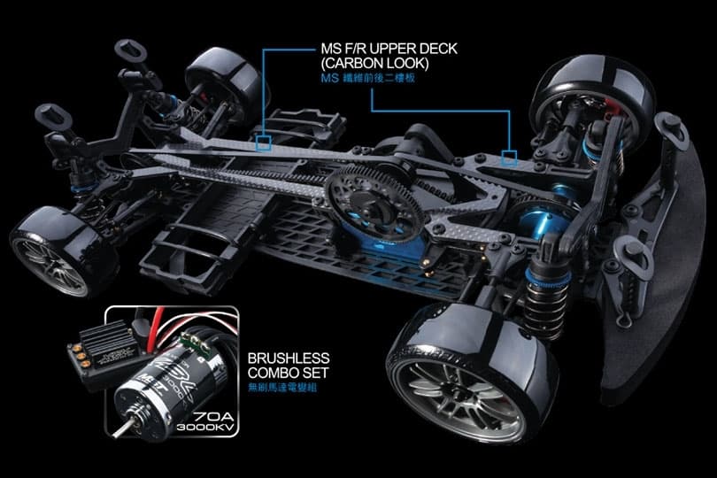 MST MS-01D Honda NSX Blue 4WD EP Drift RTR - Elkjøp | Elkjøp