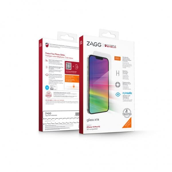 ZAGG InvisibleShield iPhone 13/iPhone 13 Pro/iPhone 14 Skärmskydd Glass ...