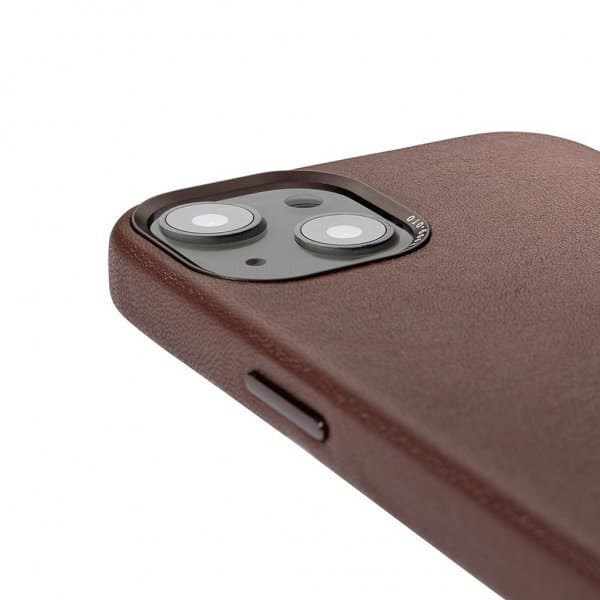 Decoded iPhone 13 Mini Deksel Leather Backcover Chocolate Brown - Elkjøp