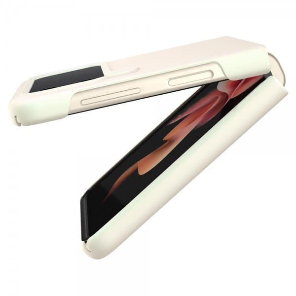 Spigen Samsung Galaxy Z Flip 3 Skal AirSkin Shiny Cream - Elgiganten