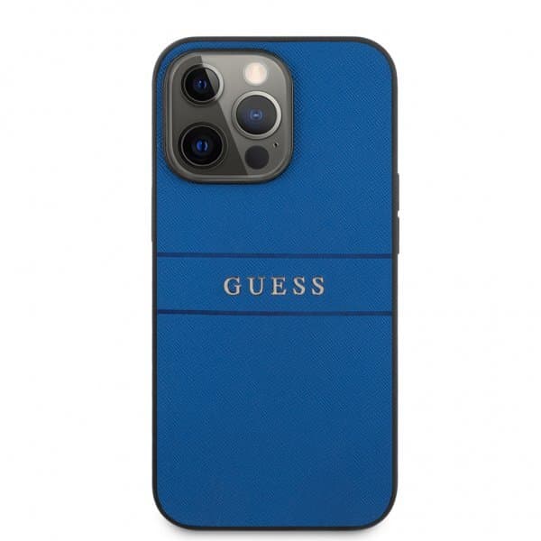Guess iPhone 13 Pro Max Skal Hot Stamp Metal Logo Blå - Elgiganten ...