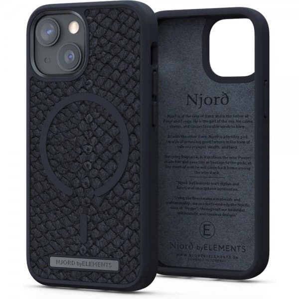 Njord by Elements iPhone 13 Mini Deksel Salmon Series Grå - Elkjøp