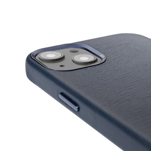 Decoded iPhone 13 Deksel Leather Backcover Matte Navy - Elkjøp