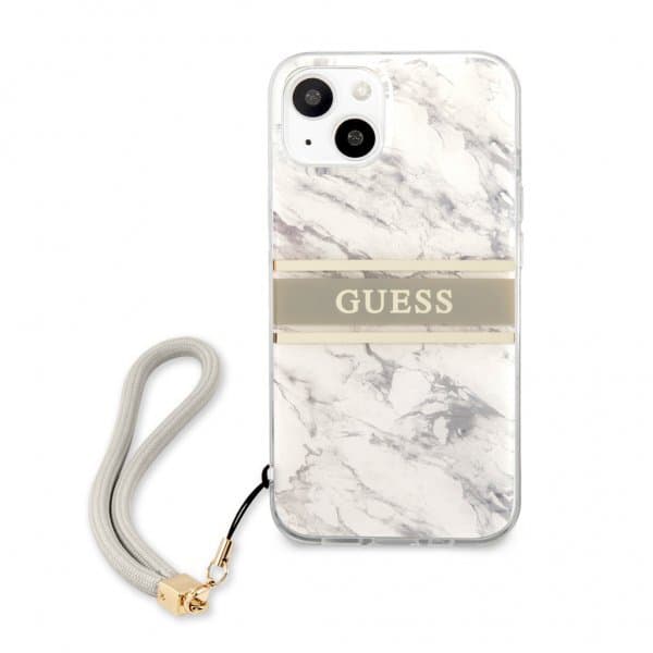 Guess iPhone 13 Mini Deksel Marble Design Stripe Grå - Elkjøp | Elkjøp