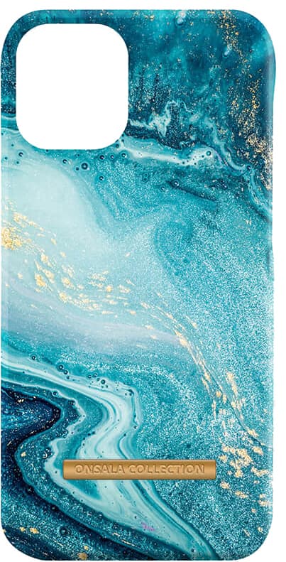 Mobilskal Soft Blue Sea Marble - iPhone 13 Mini - Elkjøp