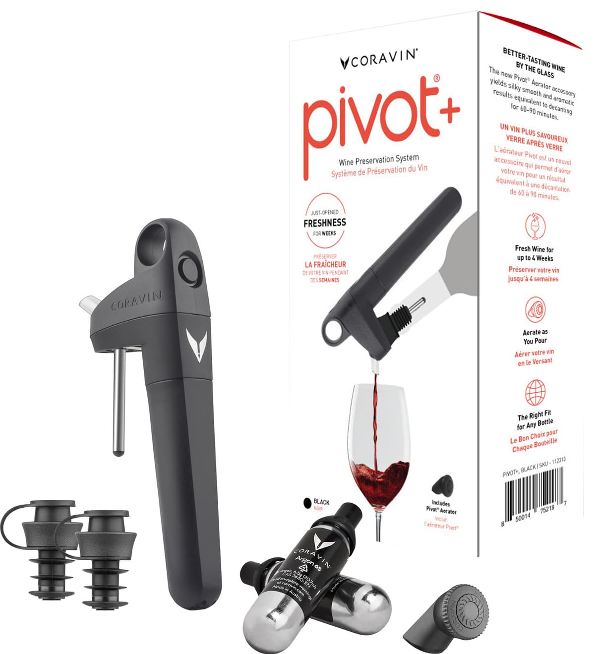 Coravin Pivot+ vinbevaringssystem 112313 - Elkjøp | Elkjøp