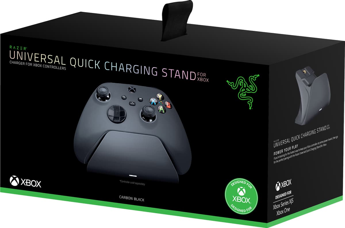Razer Universal Quick Charging Stand for Xbox (carbon black) - Elkjøp ...