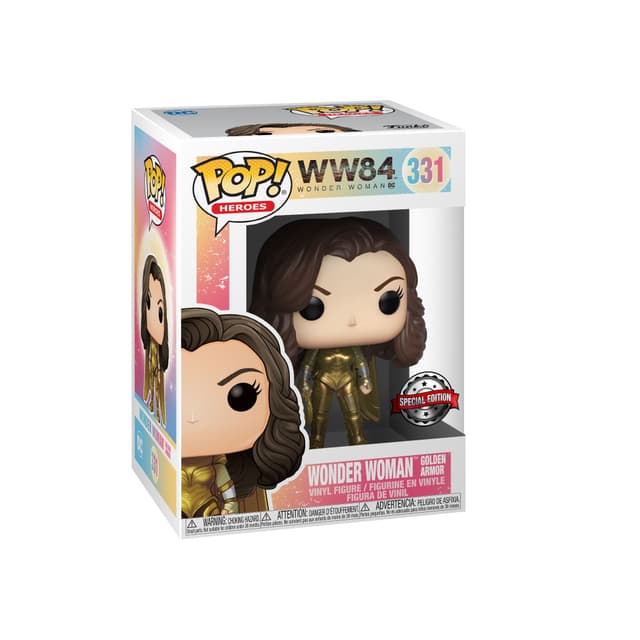 Funko! POP Exclusive WW 1984 WW Gold No Helmet - Elgiganten - Elgiganten