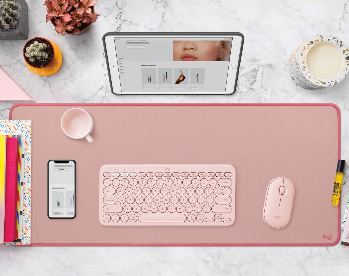 Logitech Studio Series musematte (dark rose) - Elkjøp | Elkjøp